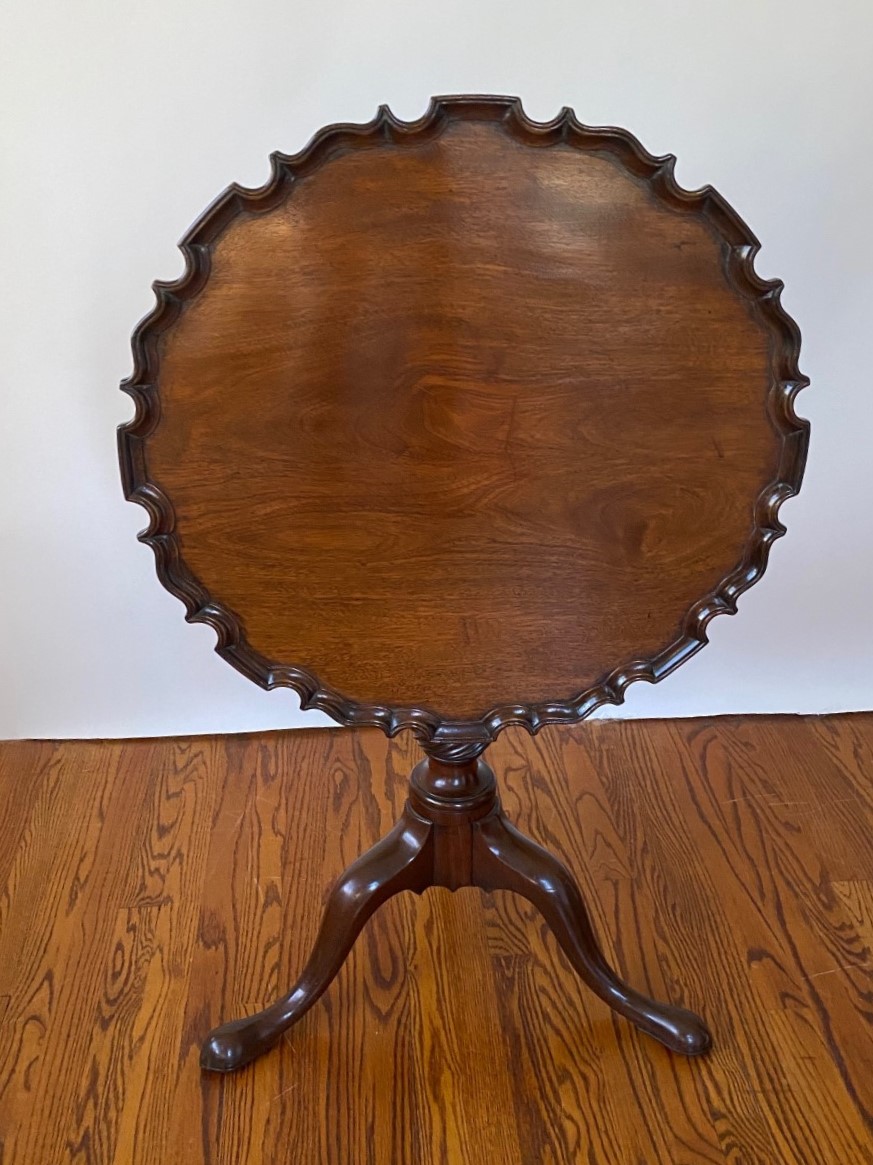 Antique Mahogany Tripod Table | Wood and Hogan